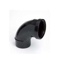 90° Single Collar Soil Pipe Elbow 110mm | Durable 4" Bend for Efficient ...